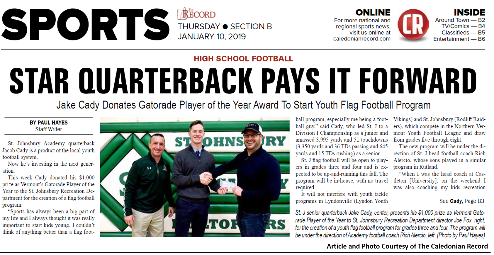 Paying It Forward – O Line Skills